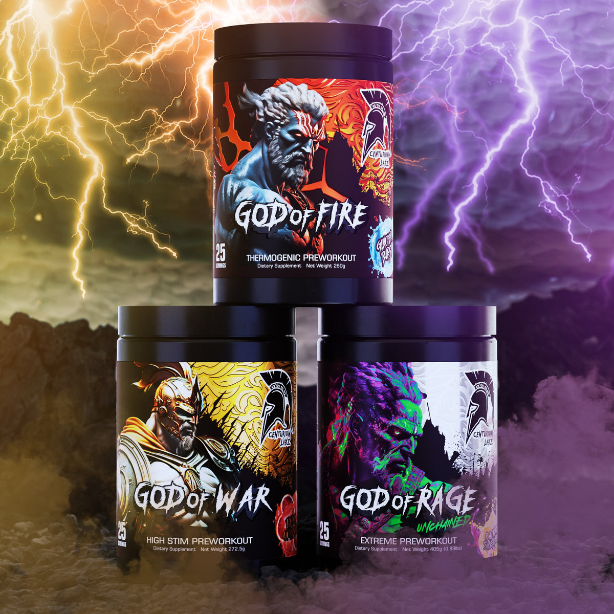 Pre Workout Supplements | High Stim & Stim-Free Options – CENTURION LABZ