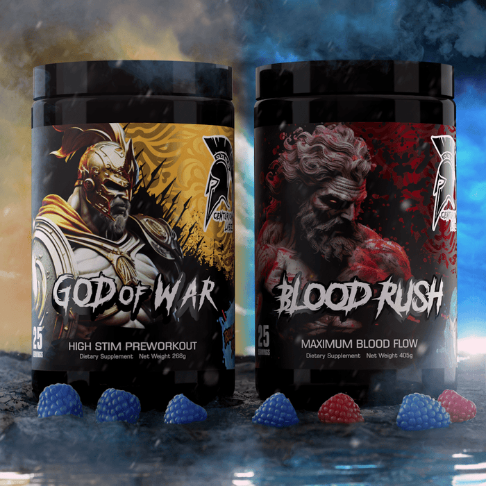 High Stim Pump Stack – God of War + Blood Rush – CENTURION LABZ